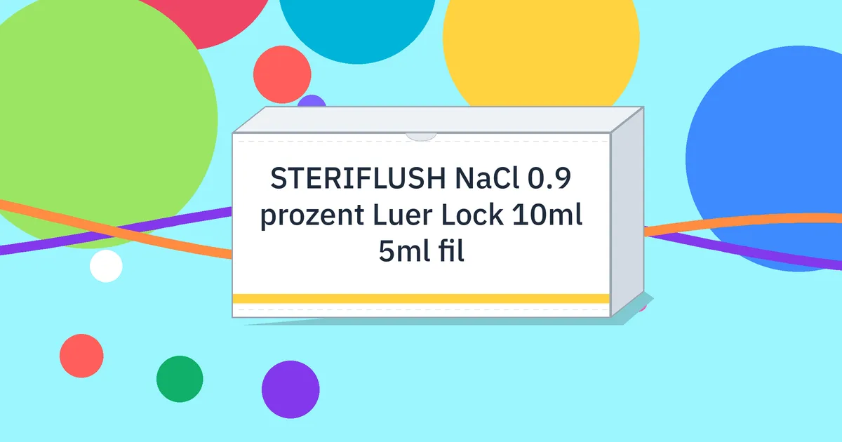 Symbolbild: Packung mit der Aufschrift STERIFLUSH NaCl 0.9 prozent Luer Lock 10ml 5ml fil (PZN 19482786) – Verfügbarkeit und Bezug in Apotheken in Frankfurt am Main