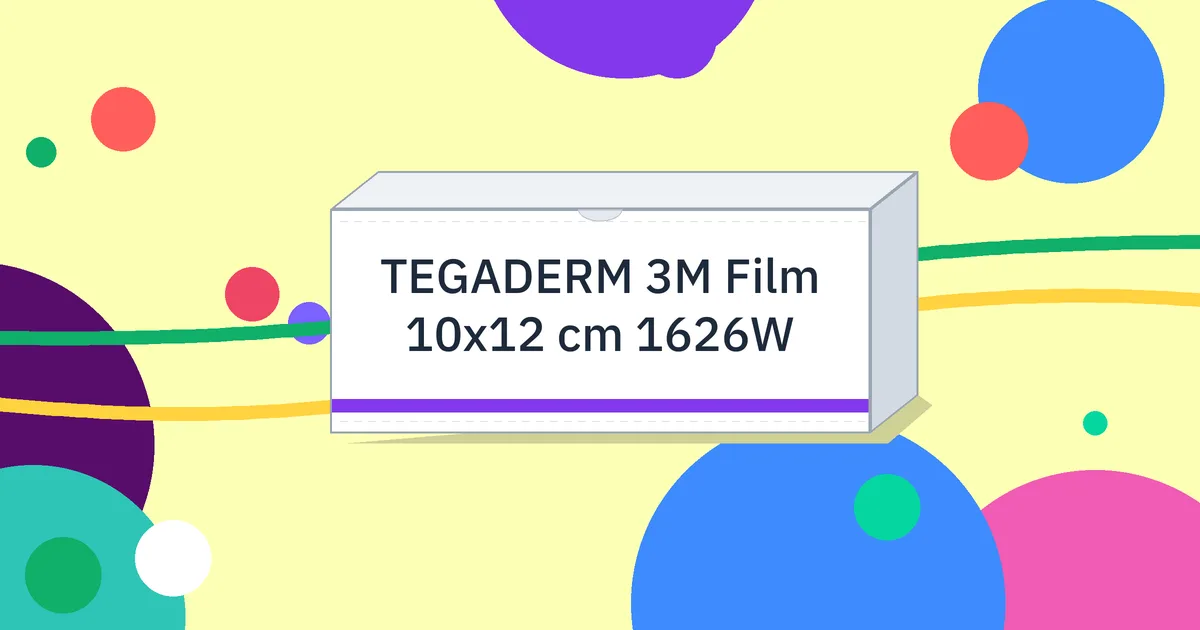 Symbolbild: Packung mit der Aufschrift TEGADERM 3M Film 10x12 cm 1626W (PZN 17164036) – Verfügbarkeit und Bezug in Apotheken in Frankfurt am Main