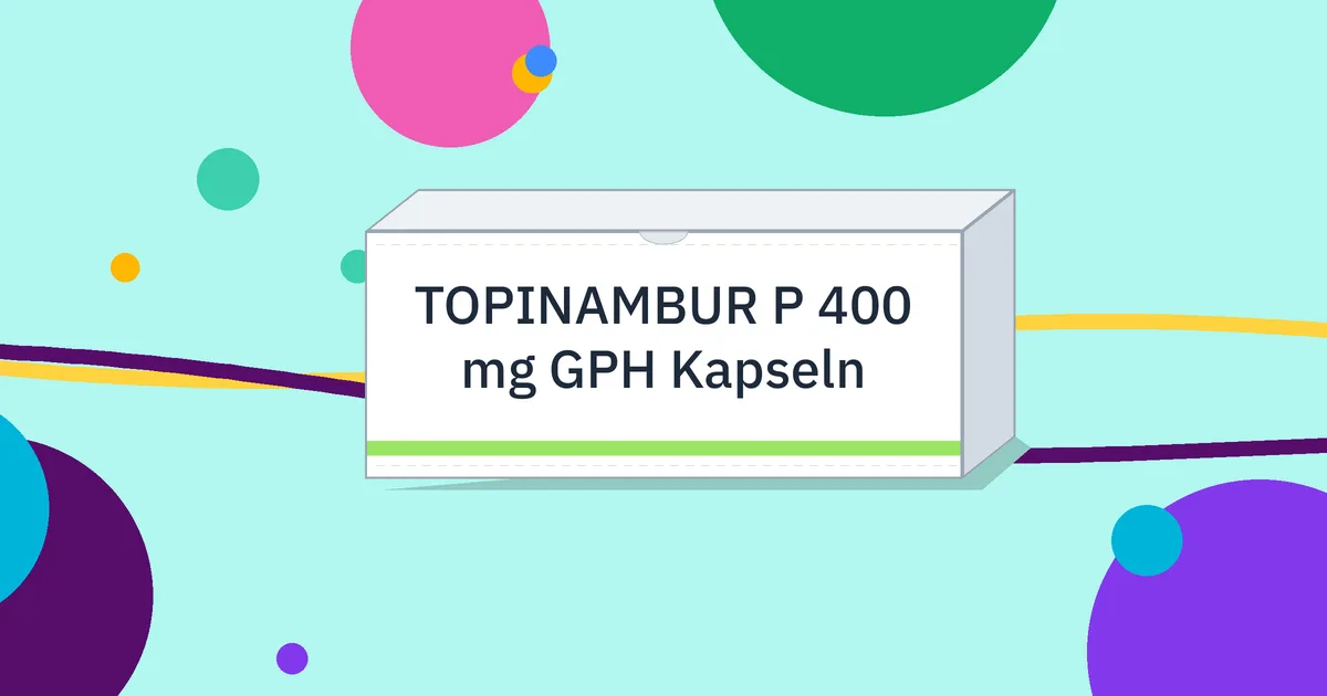 Symbolbild: Packung mit der Aufschrift TOPINAMBUR P 400 mg GPH Kapseln (PZN 01642634) – Verfügbarkeit und Bezug in Apotheken in Frankfurt am Main