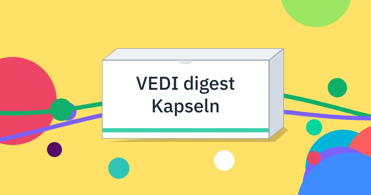Symbolbild: Packung mit der Aufschrift VEDI digest Kapseln (PZN 19636692) – Verfügbarkeit und Bezug in Apotheken in Frankfurt am Main