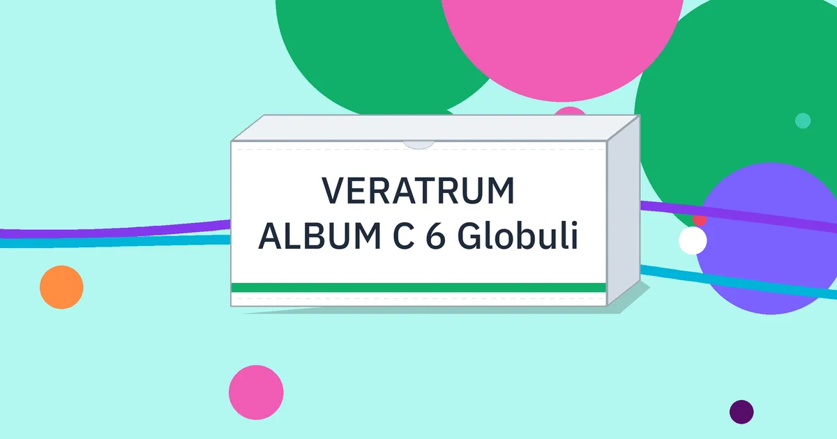 Symbolbild: Packung mit der Aufschrift VERATRUM ALBUM C 6 Globuli (PZN 16671185) – Verfügbarkeit und Bezug in Apotheken in Frankfurt am Main