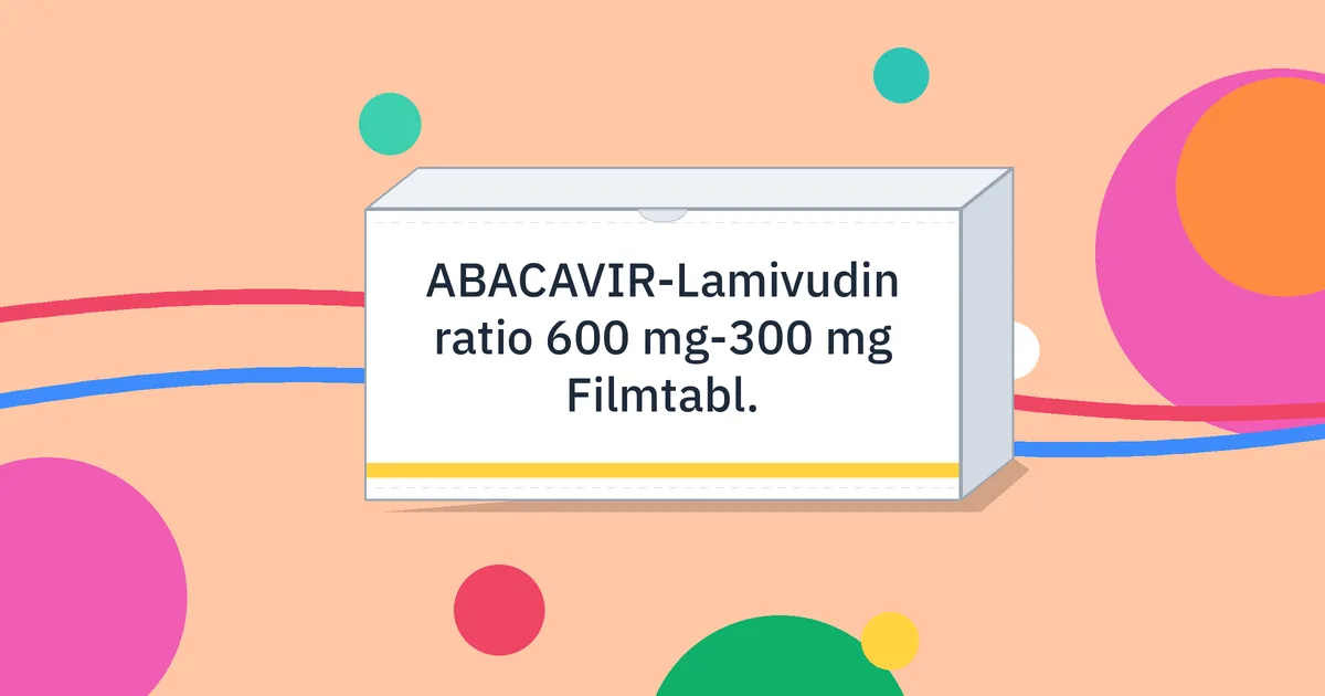 Symbolbild: Packung mit der Aufschrift ABACAVIR-Lamivudin ratio 600 mg-300 mg Filmtabl. (PZN 10931099) – Verfügbarkeit und Bezug in Apotheken in Frankfurt am Main