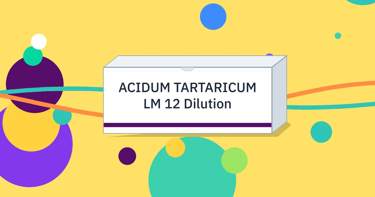 Symbolbild: Packung mit der Aufschrift ACIDUM TARTARICUM LM 12 Dilution (PZN 13286630) – Verfügbarkeit und Bezug in Apotheken in Frankfurt am Main
