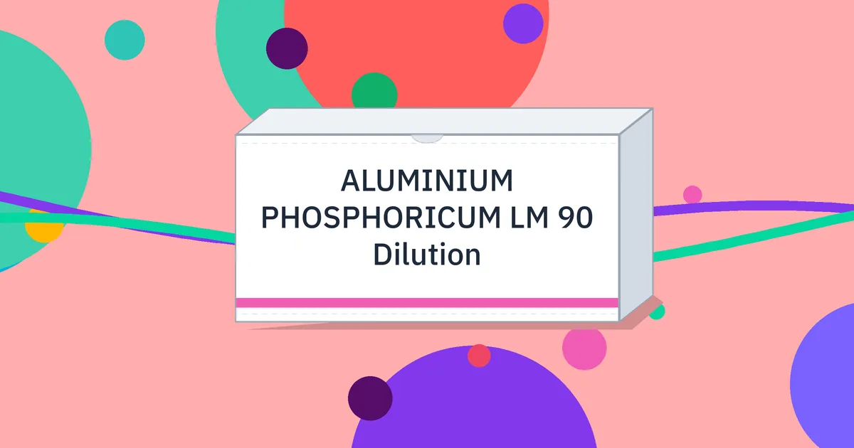 Symbolbild: Packung mit der Aufschrift ALUMINIUM PHOSPHORICUM LM 90 Dilution (PZN 13317425) – Verfügbarkeit und Bezug in Apotheken in Frankfurt am Main