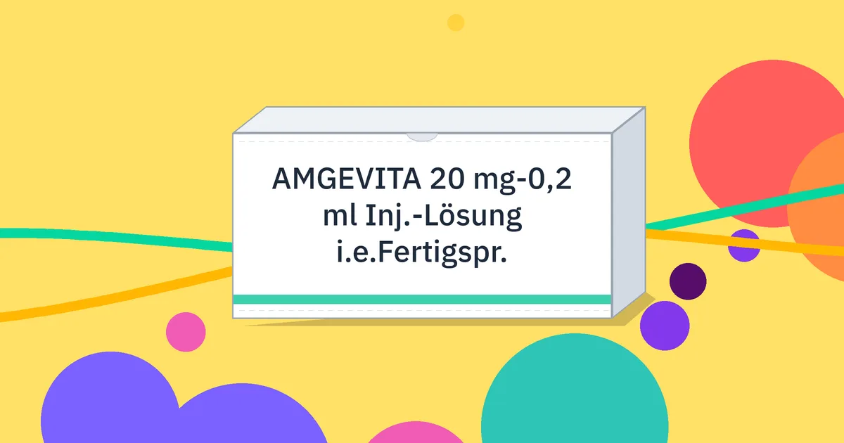 Symbolbild: Packung mit der Aufschrift AMGEVITA 20 mg-0,2 ml Inj.-Lösung i.e.Fertigspr. (PZN 19636143) – Verfügbarkeit und Bezug in Apotheken in Frankfurt am Main