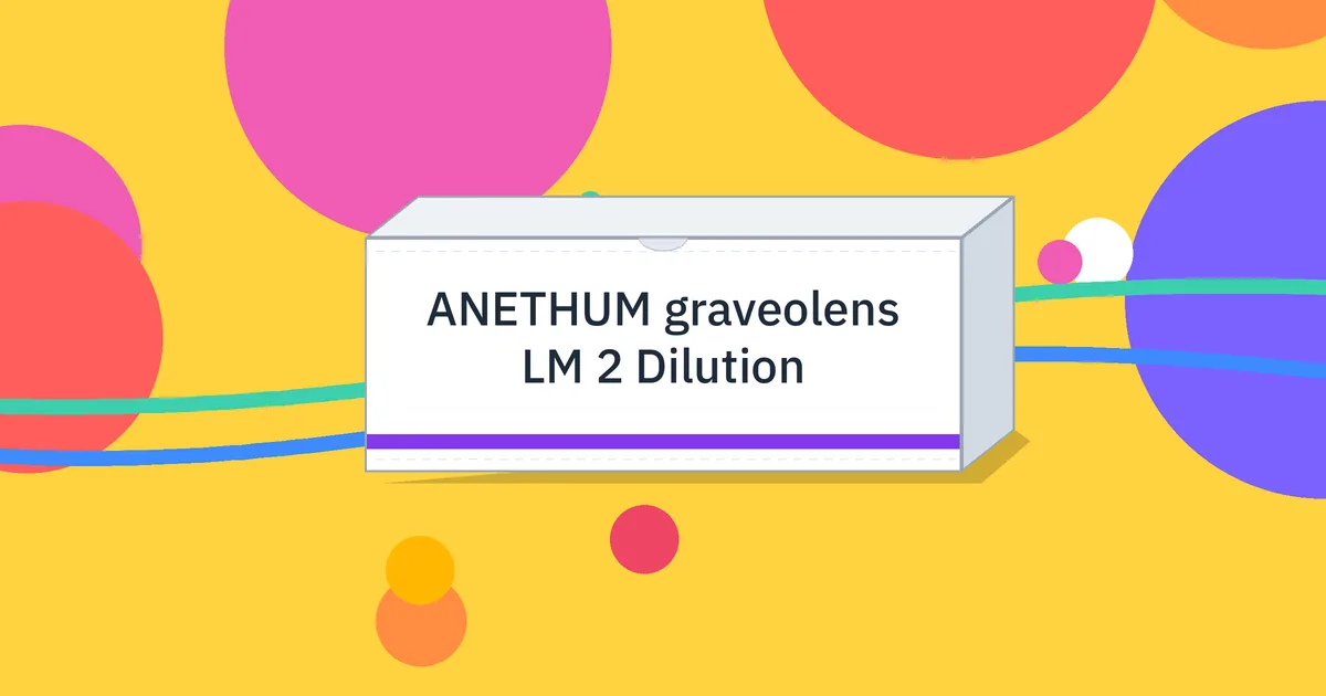 Symbolbild: Packung mit der Aufschrift ANETHUM graveolens LM 2 Dilution (PZN 16007978) – Verfügbarkeit und Bezug in Apotheken in Frankfurt am Main