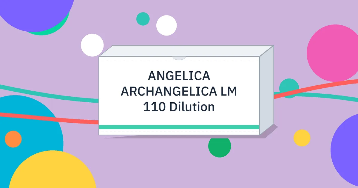 Symbolbild: Packung mit der Aufschrift ANGELICA ARCHANGELICA LM 110 Dilution (PZN 13368291) – Verfügbarkeit und Bezug in Apotheken in Frankfurt am Main