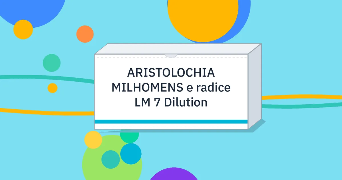 Symbolbild: Packung mit der Aufschrift ARISTOLOCHIA MILHOMENS e radice LM 7 Dilution (PZN 13392183) – Verfügbarkeit und Bezug in Apotheken in Frankfurt am Main