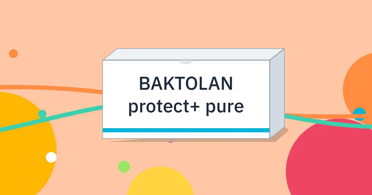 Symbolbild: Packung mit der Aufschrift BAKTOLAN protect+ pure (PZN 15567936) – Verfügbarkeit und Bezug in Apotheken in Frankfurt am Main