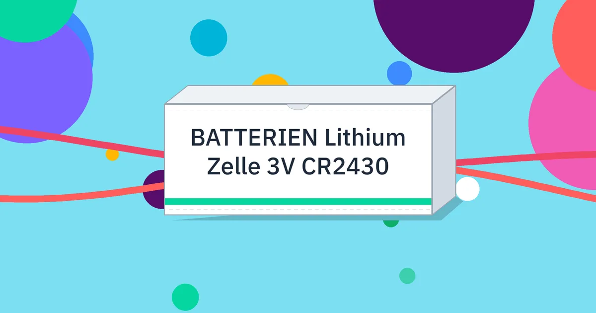 Symbolbild: Packung mit der Aufschrift BATTERIEN Lithium Zelle 3V CR2430 (PZN 01500207) – Verfügbarkeit und Bezug in Apotheken in Frankfurt am Main