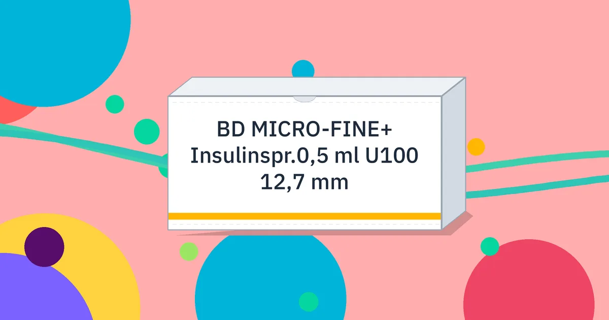 Symbolbild: Packung mit der Aufschrift BD MICRO-FINE+ Insulinspr.0,5 ml U100 12,7 mm (PZN 04400156) – Verfügbarkeit und Bezug in Apotheken in Frankfurt am Main