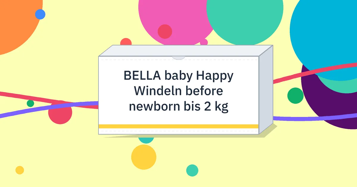 Symbolbild: Packung mit der Aufschrift BELLA baby Happy Windeln before newborn bis 2 kg (PZN 05952739) – Verfügbarkeit und Bezug in Apotheken in Frankfurt am Main