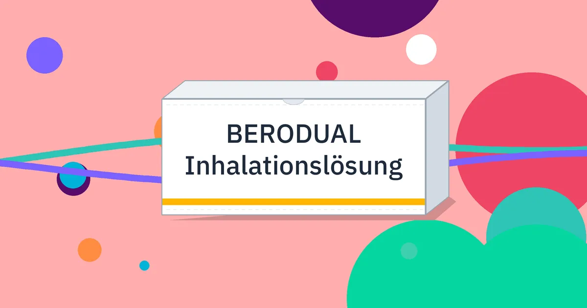 Symbolbild: Packung mit der Aufschrift BERODUAL Inhalationslösung (PZN 10941815) – Verfügbarkeit und Bezug in Apotheken in Frankfurt am Main