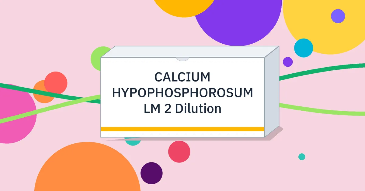 Symbolbild: Packung mit der Aufschrift CALCIUM HYPOPHOSPHOROSUM LM 2 Dilution (PZN 13408659) – Verfügbarkeit und Bezug in Apotheken in Frankfurt am Main