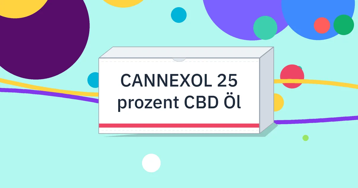 Symbolbild: Packung mit der Aufschrift CANNEXOL 25 prozent CBD Öl (PZN 15234732) – Verfügbarkeit und Bezug in Apotheken in Frankfurt am Main