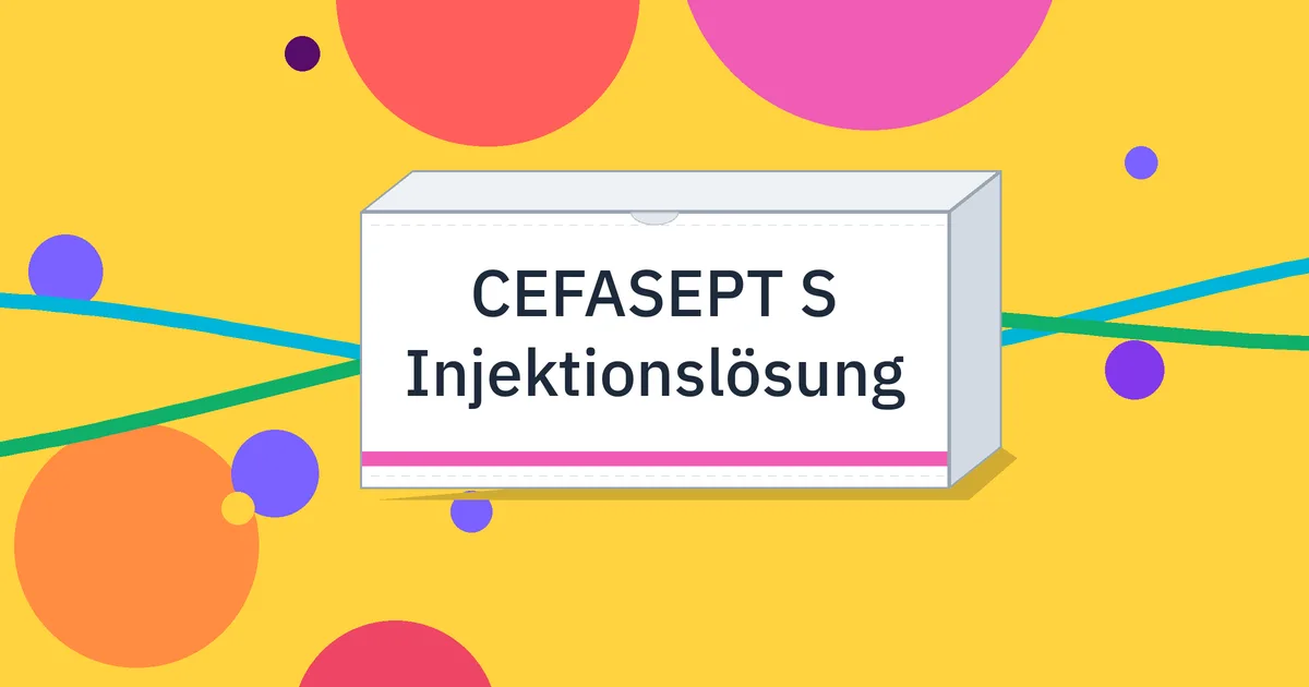 Symbolbild: Packung mit der Aufschrift CEFASEPT S Injektionslösung (PZN 01417802) – Verfügbarkeit und Bezug in Apotheken in Frankfurt am Main