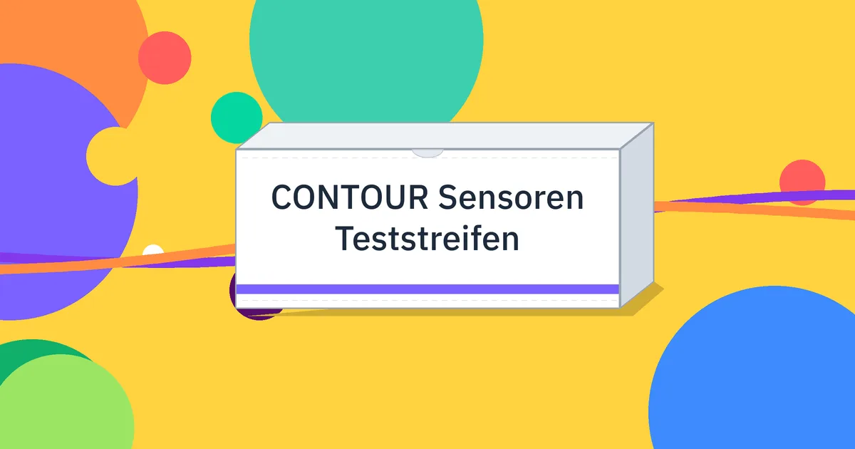 Symbolbild: Packung mit der Aufschrift CONTOUR Sensoren Teststreifen (PZN 00363257) – Verfügbarkeit und Bezug in Apotheken in Frankfurt am Main