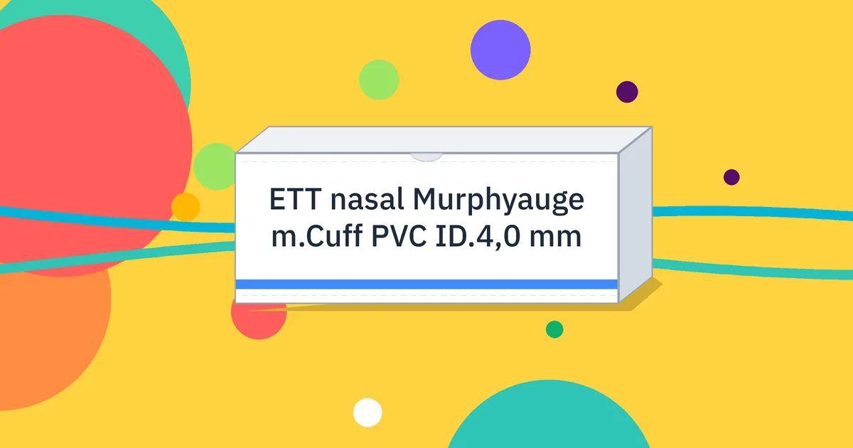 Symbolbild: Packung mit der Aufschrift ETT nasal Murphyauge m.Cuff PVC ID.4,0 mm (PZN 19121290) – Verfügbarkeit und Bezug in Apotheken in Frankfurt am Main