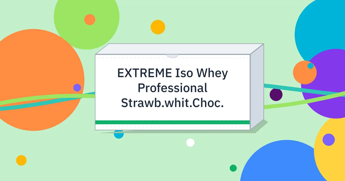 Symbolbild: Packung mit der Aufschrift EXTREME Iso Whey Professional Strawb.whit.Choc. (PZN 10786800) – Verfügbarkeit und Bezug in Apotheken in Frankfurt am Main