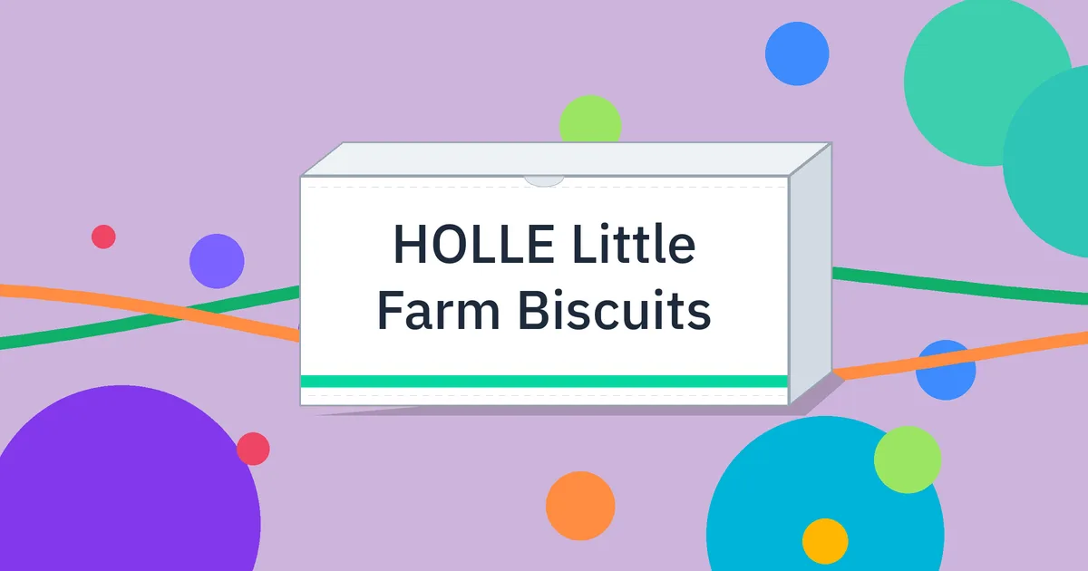 Symbolbild: Packung mit der Aufschrift HOLLE Little Farm Biscuits (PZN 17572976) – Verfügbarkeit und Bezug in Apotheken in Frankfurt am Main