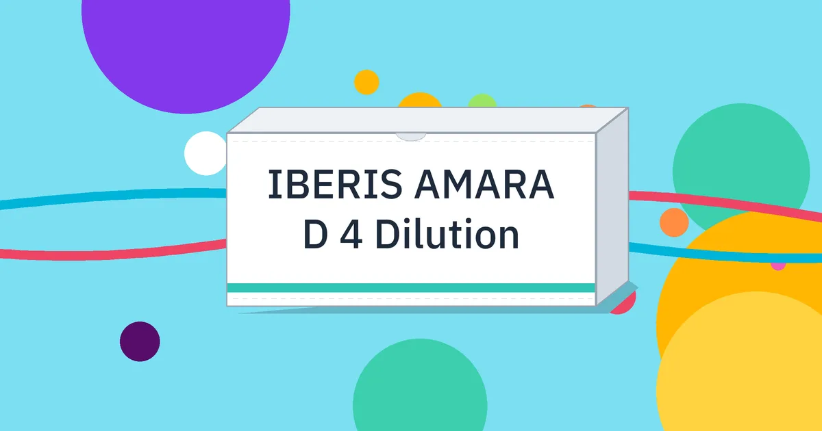 Symbolbild: Packung mit der Aufschrift IBERIS AMARA D 4 Dilution (PZN 04221229) – Verfügbarkeit und Bezug in Apotheken in Frankfurt am Main