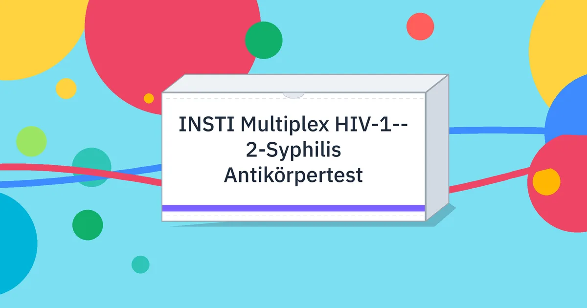 Symbolbild: Packung mit der Aufschrift INSTI Multiplex HIV-1--2-Syphilis Antikörpertest (PZN 18424657) – Verfügbarkeit und Bezug in Apotheken in Frankfurt am Main