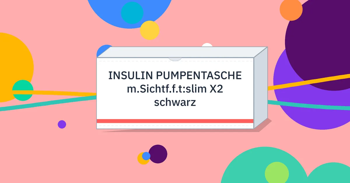 Symbolbild: Packung mit der Aufschrift INSULIN PUMPENTASCHE m.Sichtf.f.t:slim X2 schwarz (PZN 19524415) – Verfügbarkeit und Bezug in Apotheken in Frankfurt am Main