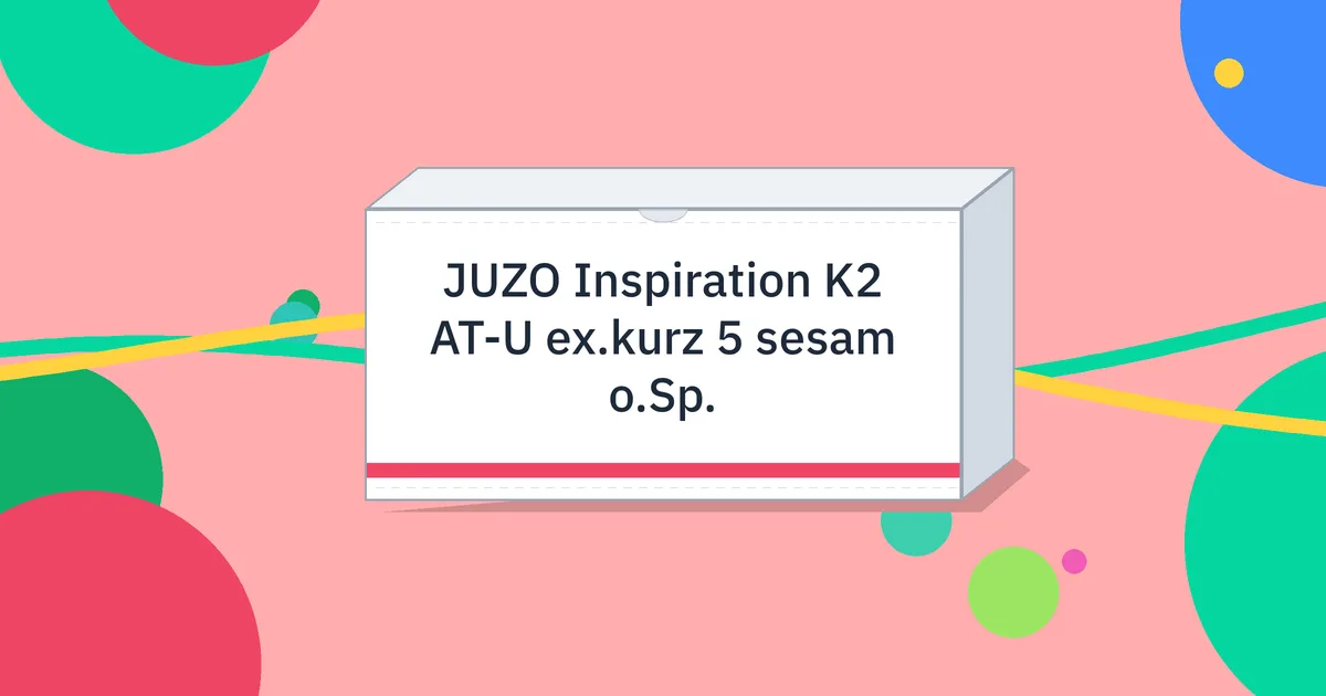 Symbolbild: Packung mit der Aufschrift JUZO Inspiration K2 AT-U ex.kurz 5 sesam o.Sp. (PZN 14930352) – Verfügbarkeit und Bezug in Apotheken in Frankfurt am Main