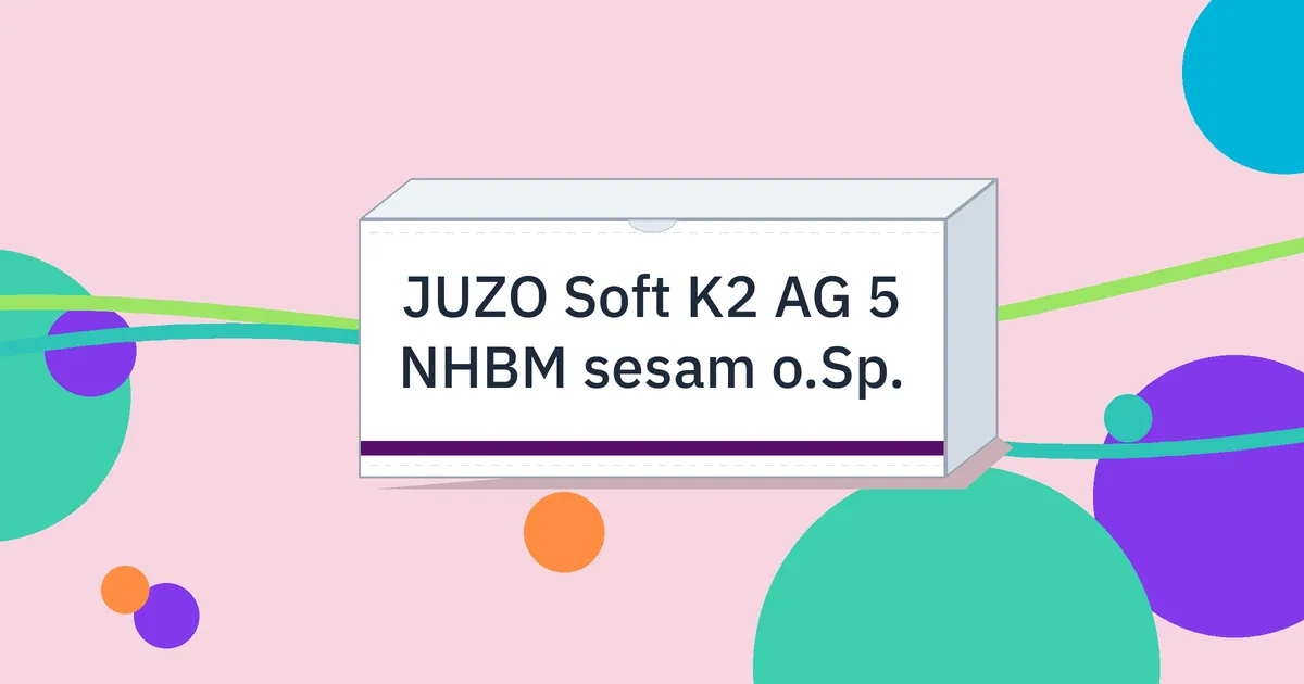 Symbolbild: Packung mit der Aufschrift JUZO Soft K2 AG 5 NHBM sesam o.Sp. (PZN 14997391) – Verfügbarkeit und Bezug in Apotheken in Frankfurt am Main