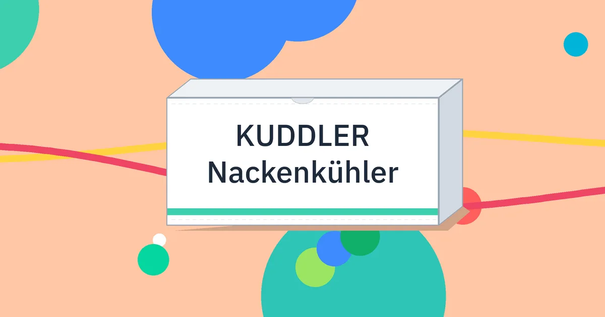 Symbolbild: Packung mit der Aufschrift KUDDLER Nackenkühler (PZN 07430577) – Verfügbarkeit und Bezug in Apotheken in Frankfurt am Main