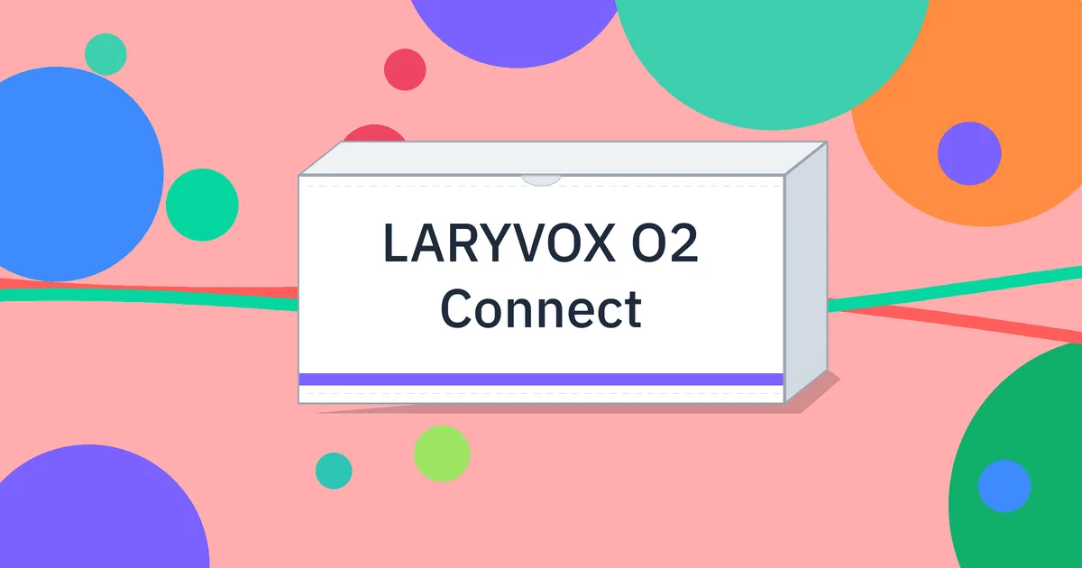 Symbolbild: Packung mit der Aufschrift LARYVOX O2 Connect (PZN 10536552) – Verfügbarkeit und Bezug in Apotheken in Frankfurt am Main