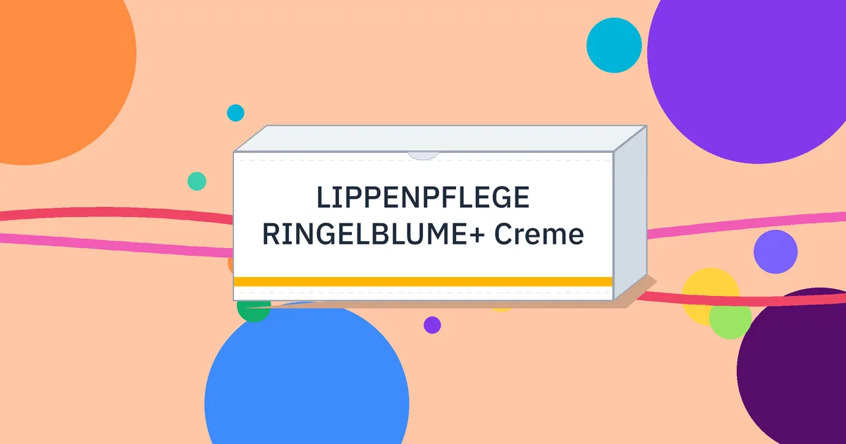 Symbolbild: Packung mit der Aufschrift LIPPENPFLEGE RINGELBLUME+ Creme (PZN 19500314) – Verfügbarkeit und Bezug in Apotheken in Frankfurt am Main