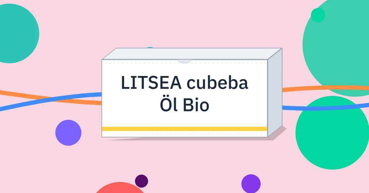 Symbolbild: Packung mit der Aufschrift LITSEA cubeba Öl Bio (PZN 07509020) – Verfügbarkeit und Bezug in Apotheken in Frankfurt am Main