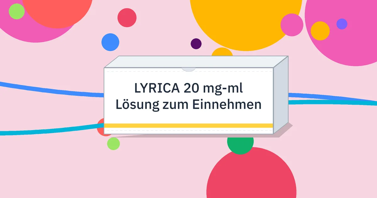 Symbolbild: Packung mit der Aufschrift LYRICA 20 mg-ml Lösung zum Einnehmen (PZN 13909930) – Verfügbarkeit und Bezug in Apotheken in Frankfurt am Main