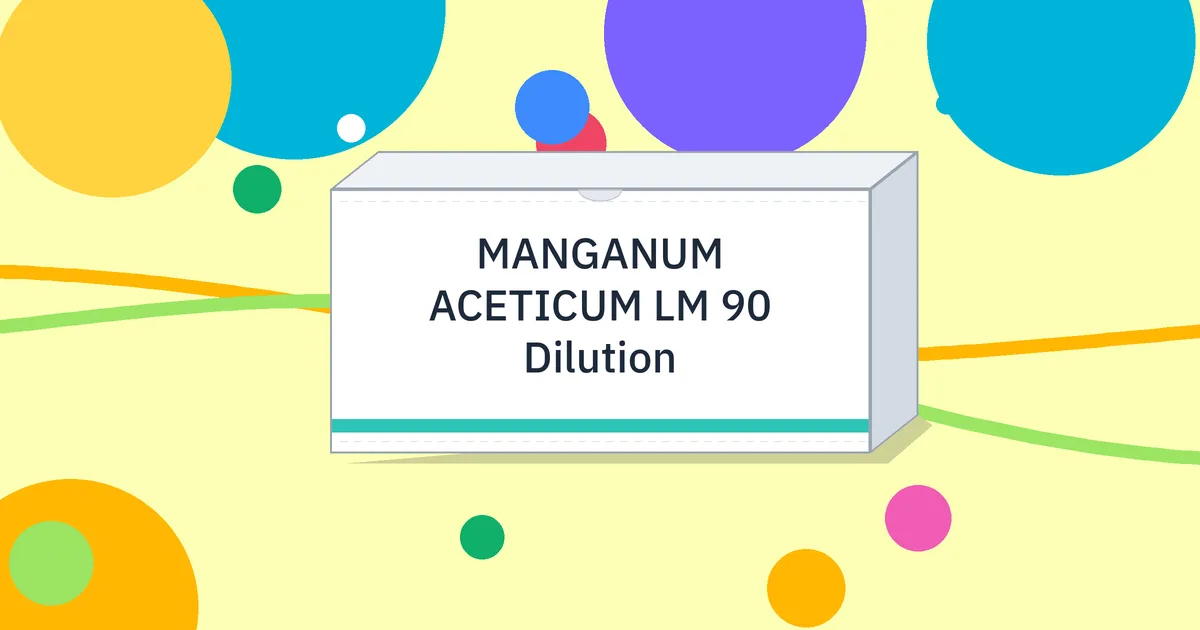 Symbolbild: Packung mit der Aufschrift MANGANUM ACETICUM LM 90 Dilution (PZN 12942635) – Verfügbarkeit und Bezug in Apotheken in Frankfurt am Main