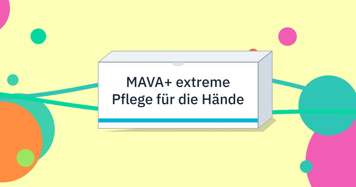 Symbolbild: Packung mit der Aufschrift MAVA+ extreme Pflege für die Hände (PZN 00751143) – Verfügbarkeit und Bezug in Apotheken in Frankfurt am Main