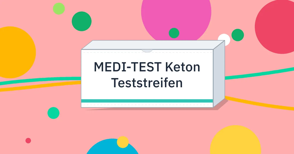 Symbolbild: Packung mit der Aufschrift MEDI-TEST Keton Teststreifen (PZN 03440047) – Verfügbarkeit und Bezug in Apotheken in Frankfurt am Main