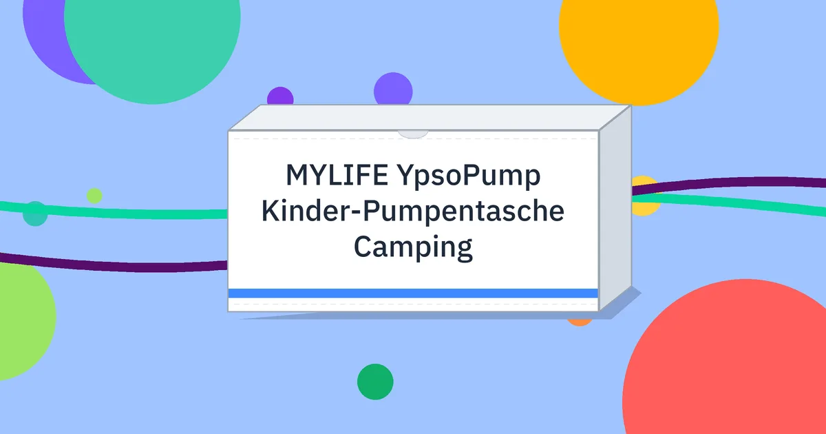 Symbolbild: Packung mit der Aufschrift MYLIFE YpsoPump Kinder-Pumpentasche Camping (PZN 16324905) – Verfügbarkeit und Bezug in Apotheken in Frankfurt am Main