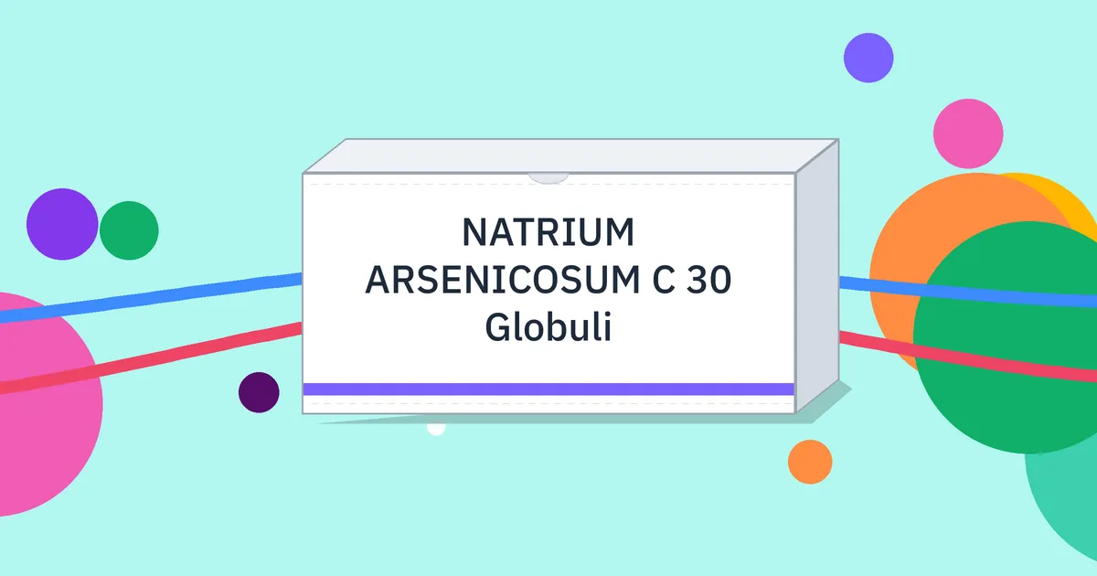 Symbolbild: Packung mit der Aufschrift NATRIUM ARSENICOSUM C 30 Globuli (PZN 07175027) – Verfügbarkeit und Bezug in Apotheken in Frankfurt am Main