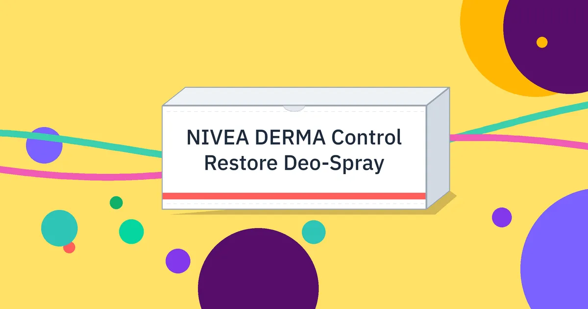 Symbolbild: Packung mit der Aufschrift NIVEA DERMA Control Restore Deo-Spray (PZN 20799643) – Verfügbarkeit und Bezug in Apotheken in Frankfurt am Main