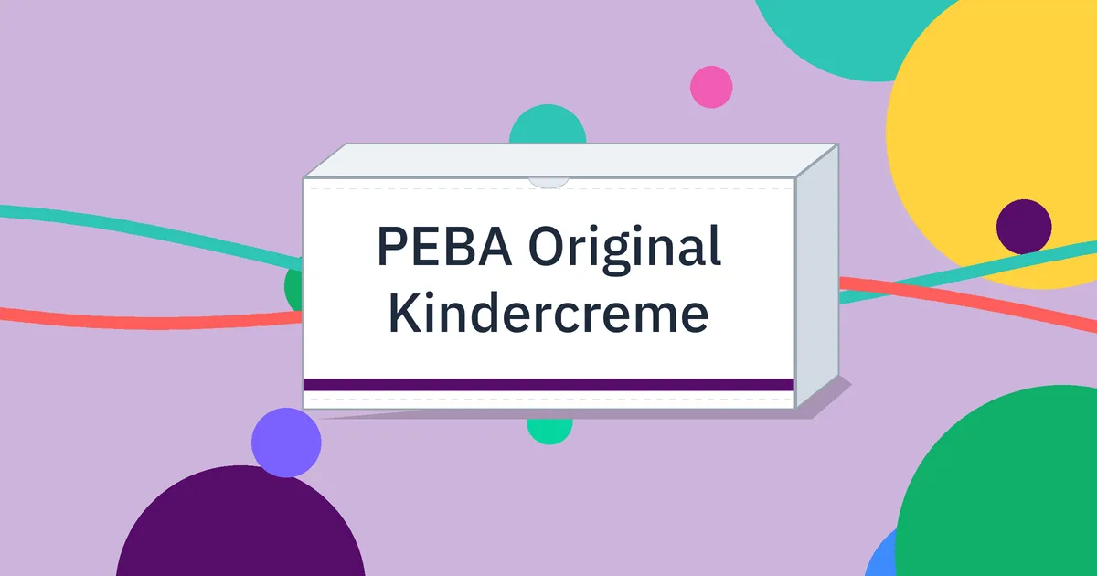 Symbolbild: Packung mit der Aufschrift PEBA Original Kindercreme (PZN 17231991) – Verfügbarkeit und Bezug in Apotheken in Frankfurt am Main