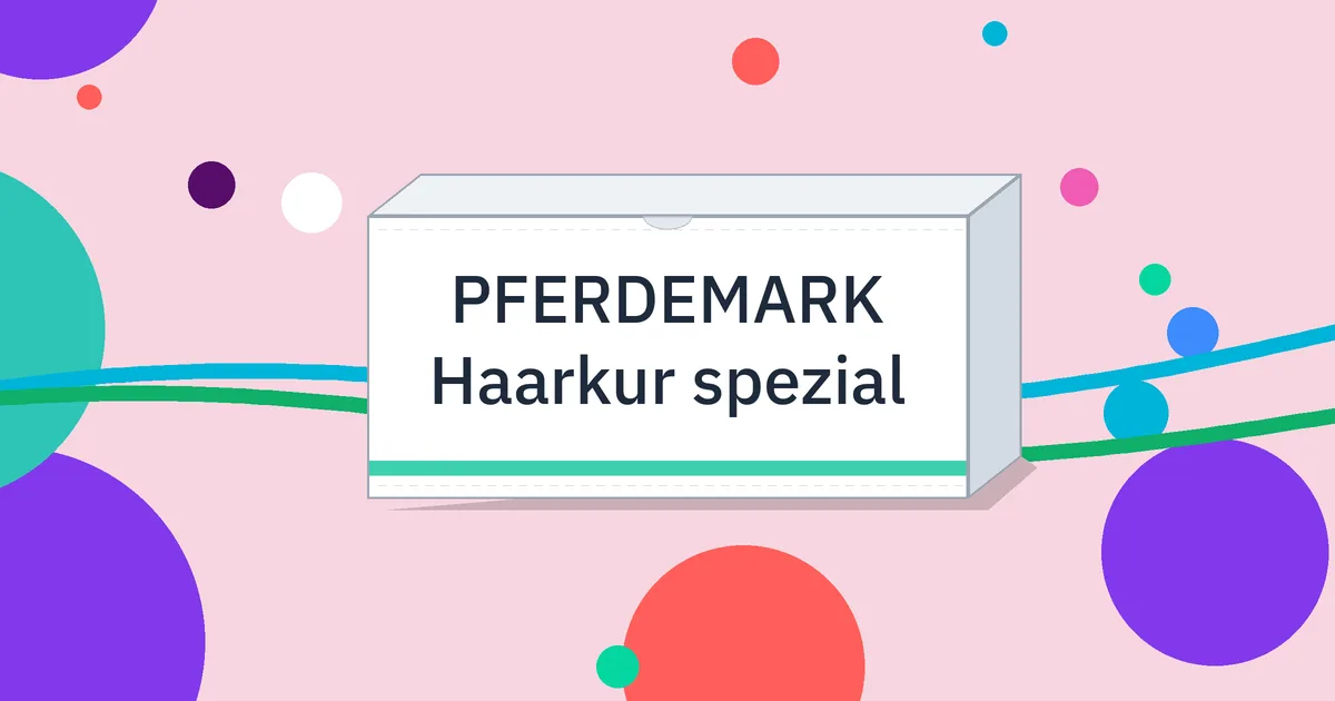 Symbolbild: Packung mit der Aufschrift PFERDEMARK Haarkur spezial (PZN 03062214) – Verfügbarkeit und Bezug in Apotheken in Frankfurt am Main
