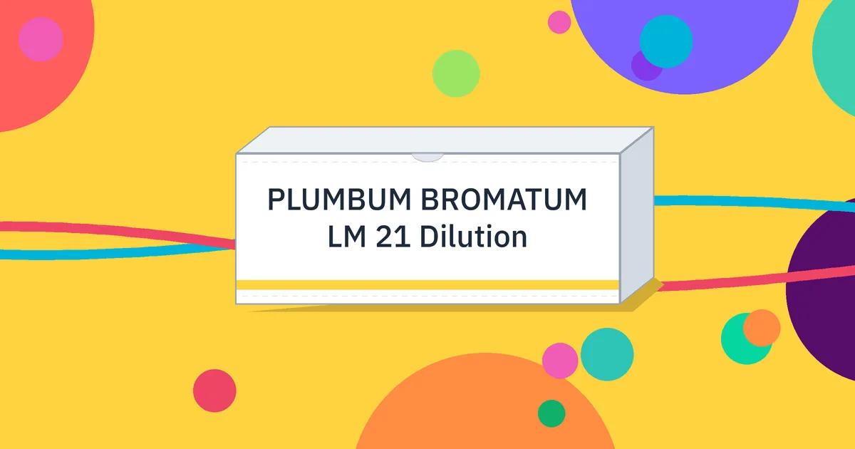 Symbolbild: Packung mit der Aufschrift PLUMBUM BROMATUM LM 21 Dilution (PZN 13039854) – Verfügbarkeit und Bezug in Apotheken in Frankfurt am Main
