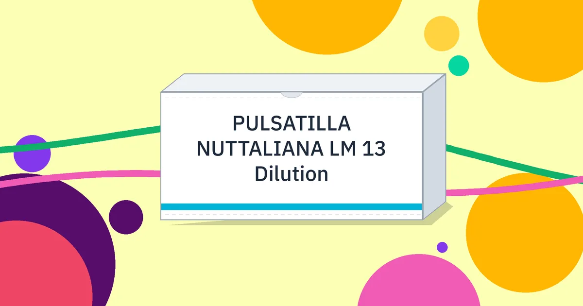 Symbolbild: Packung mit der Aufschrift PULSATILLA NUTTALIANA LM 13 Dilution (PZN 13671339) – Verfügbarkeit und Bezug in Apotheken in Frankfurt am Main