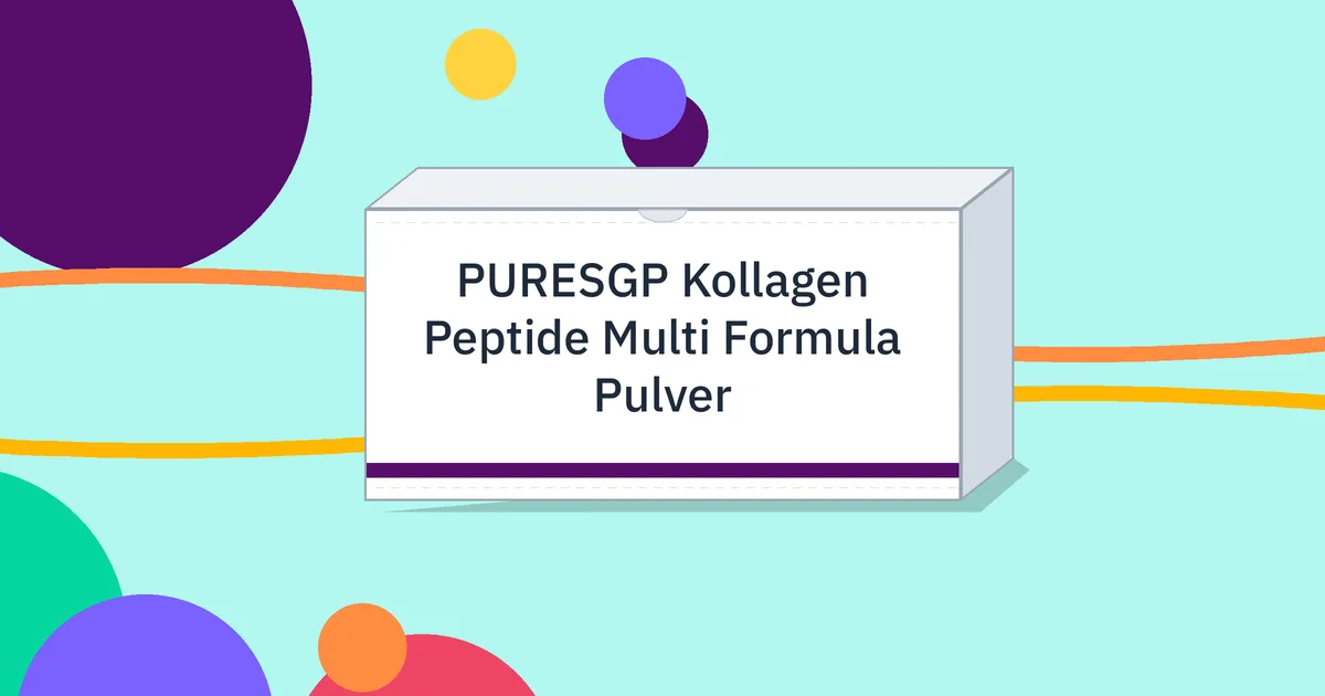 Symbolbild: Packung mit der Aufschrift PURESGP Kollagen Peptide Multi Formula Pulver (PZN 20011508) – Verfügbarkeit und Bezug in Apotheken in Frankfurt am Main