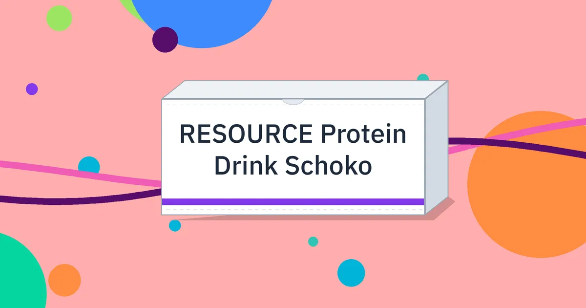 Symbolbild: Packung mit der Aufschrift RESOURCE Protein Drink Schoko (PZN 11180732) – Verfügbarkeit und Bezug in Apotheken in Frankfurt am Main