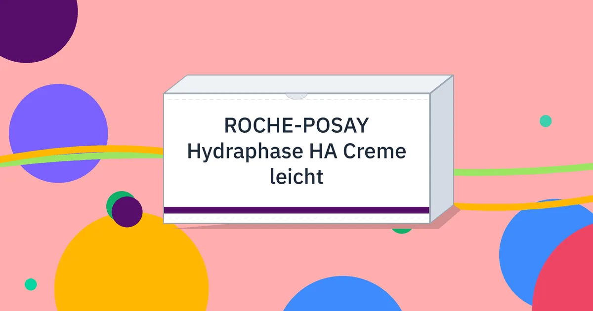Symbolbild: Packung mit der Aufschrift ROCHE-POSAY Hydraphase HA Creme leicht (PZN 20175859) – Verfügbarkeit und Bezug in Apotheken in Frankfurt am Main