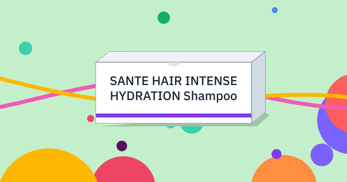Symbolbild: Packung mit der Aufschrift SANTE HAIR INTENSE HYDRATION Shampoo (PZN 19419871) – Verfügbarkeit und Bezug in Apotheken in Frankfurt am Main
