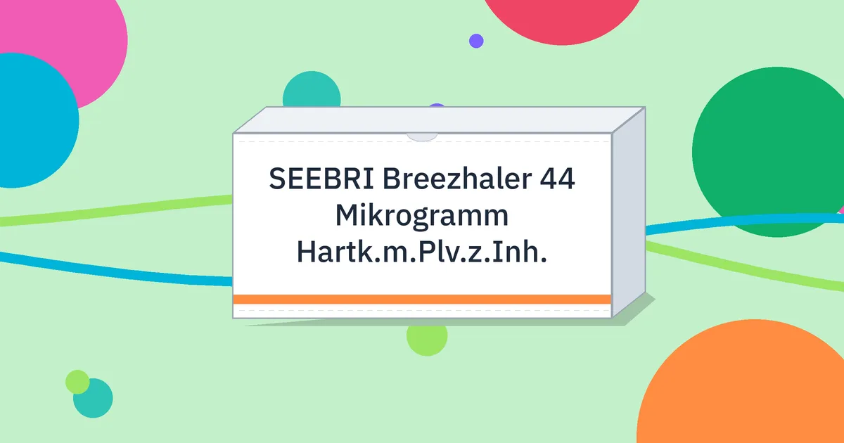 Symbolbild: Packung mit der Aufschrift SEEBRI Breezhaler 44 Mikrogramm Hartk.m.Plv.z.Inh. (PZN 10263108) – Verfügbarkeit und Bezug in Apotheken in Frankfurt am Main