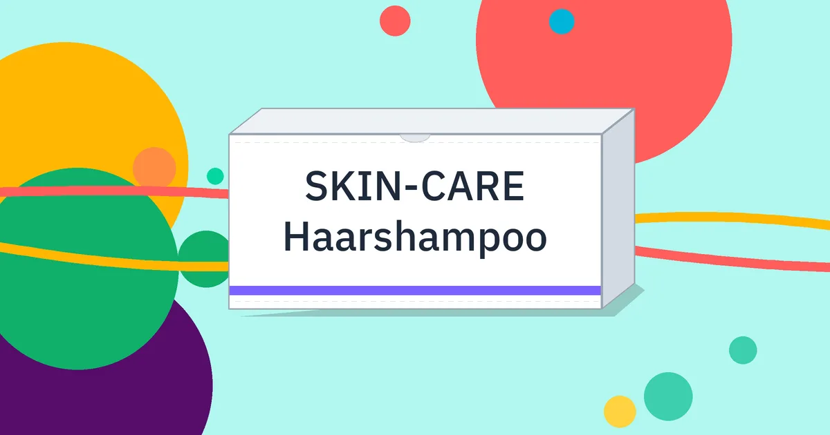 Symbolbild: Packung mit der Aufschrift SKIN-CARE Haarshampoo (PZN 01693666) – Verfügbarkeit und Bezug in Apotheken in Frankfurt am Main